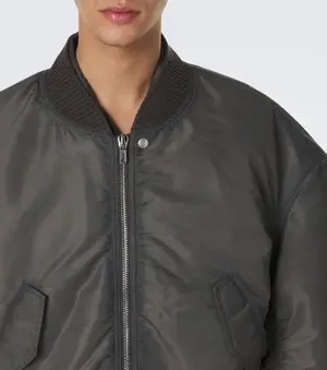 Rick Owens Secchia Flight Satin Bomber Jacket