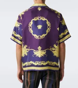 Versace Barocco Silk Twill Shirt