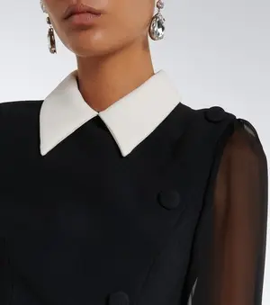 Safiyaa Crêpe Cocktail Dress