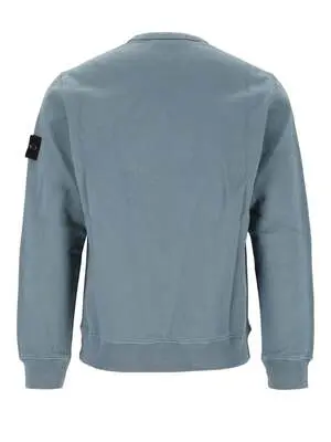Stone Island Organic Cotton Crewneck Sweatshirt - Blue