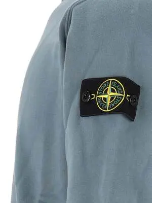 Stone Island Organic Cotton Crewneck Sweatshirt - Blue