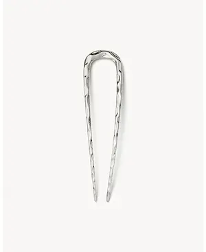 MACHETE Midi Wavy French Hair Pin - Silver