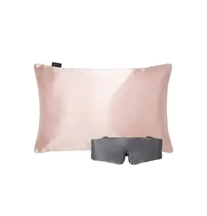 NIGHT 100% Mulberry Silk Sleep Set - Blush