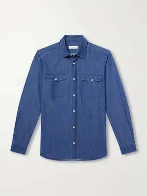 Boglioli Denim Shirt - Blue