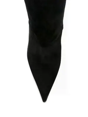 SERGIO LEVANTESI Paprika Pointed-toe Stiletto Boots