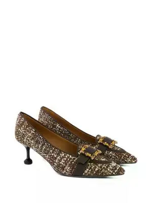 GIBALDI Martina Tweed Heeled Pumps