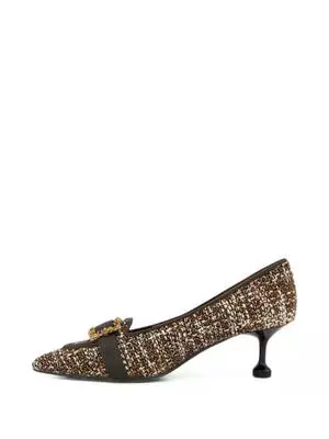 GIBALDI Martina Tweed Heeled Pumps