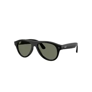 Ray-ban Meta Aviator Frame Green Lenses Ai Glasses - Black