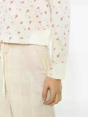 YOUNG N SANG Floral-print Cardigan