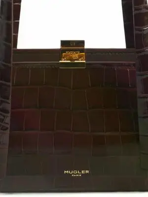 MUGLER Croc-effect Aurora Bag