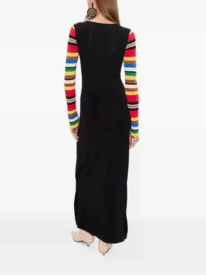 SIMONMILLER Adri Stripe-sleeve Maxi Dress