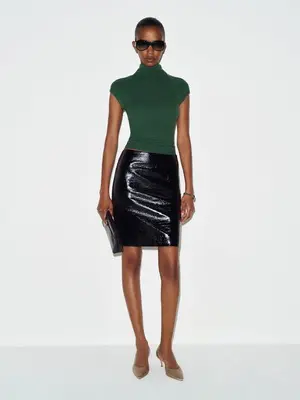 REFORMATION Pien Knit Top Ever - Green
