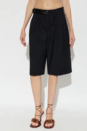 THE MANNEI Wool Shorts With Darts
