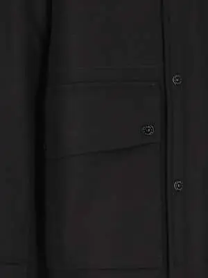 Stone Island Cloth Hooded Coat