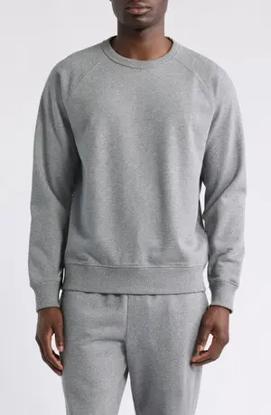 Mack Weldon Vintage French Terry Sweatshirt - Grey Heather