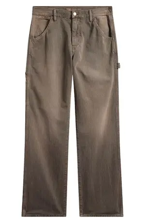 THE SEVEN CONTINENTS Cooper High Waist Straight Leg Carpenter Jeans