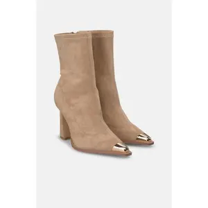 ALMA EN PENA Funnel Heel Ankle Boot - Sand