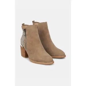 ALMA EN PENA Detail Bootie - Vison