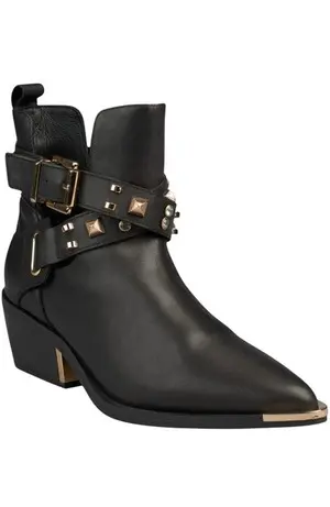 ALMA EN PENA Flat Ankle Boot Slits