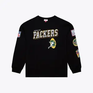 Mitchell & Ness Green Bay Packers Big & Tall Training Camp Long Sleeve T-shirt