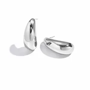 ALAIS BRANCHE Monroe Teardrop Earrings - Silver
