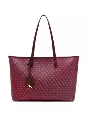 TAMMY & BENJAMIN Gm Monogram-print Tote Bag - Red