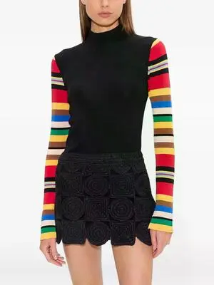 SIMONMILLER Adri Stripe-sleeve Sweater