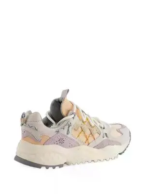 FLOWER MOUNTAIN Yamabushi Panelled Sneakers - Neutrals