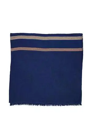 Libeco Noa Striped Linen Tablecloth - Blue