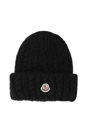 Moncler Moncler Women Alpaca-Blend Hat Black