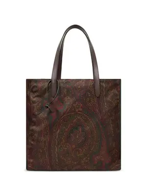 Etro Arnica Print Tote - Brown