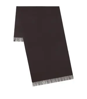 Mulberry Merino Wool Scarf - Black