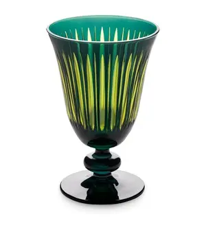 L'Objet Prism Wine Glasses - Green