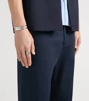 Givenchy Safety Pin Logo Ring
