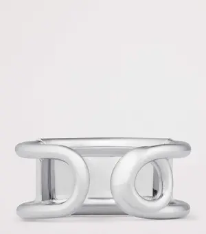 Givenchy Safety Pin Logo Ring