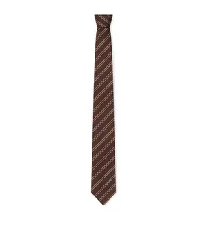 Givenchy Silk Tie - Brown