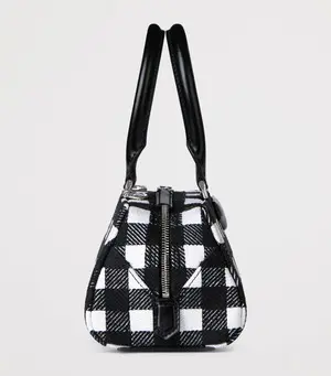 Givenchy Mini Check Antigona East-west Top-handle Bag