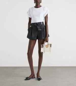 Givenchy Small Leather Snatch Top-handle Bag
