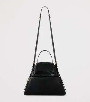 Givenchy Small Leather Voyou Bucket Bag - Black