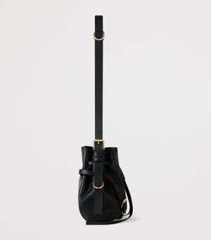 Givenchy Small Leather Voyou Bucket Bag - Black