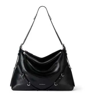 Givenchy Medium Leather Voyou Bomber Top-handle Bag