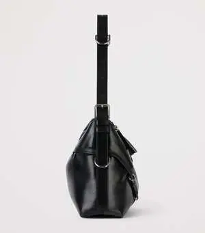 Givenchy Medium Leather Voyou Bomber Top-handle Bag