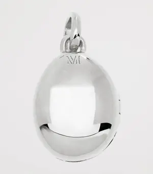 Monica Vinader Sterling Silver And Quartz July Birthstone Locket