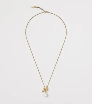 Givenchy Chain Link Pearl Necklace