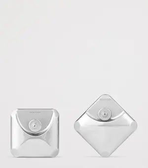 Givenchy Leather Asymmetric Earrings