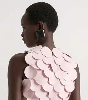 Givenchy Leather Asymmetric Earrings