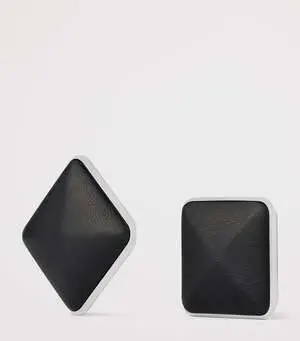 Givenchy Leather Asymmetric Earrings