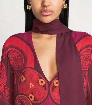 La DoubleJ Silk Magnifico Midi Dress