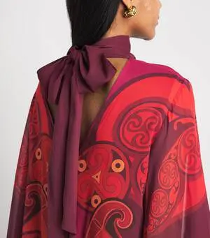 La DoubleJ Silk Magnifico Midi Dress