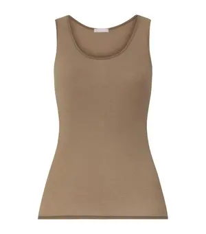 Hanro Ultralight Tank Top - Brown